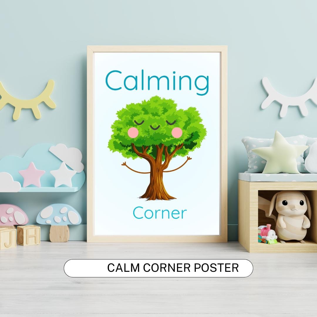 Calming Corner Tree Poster: Classroom, Therapy, Home Decor (digital ...