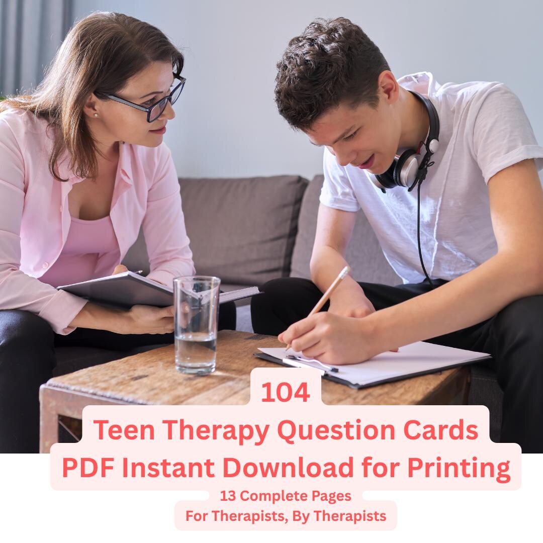 104 Strength-based Therapy Questions for Teens | Counseling Prompts ...
