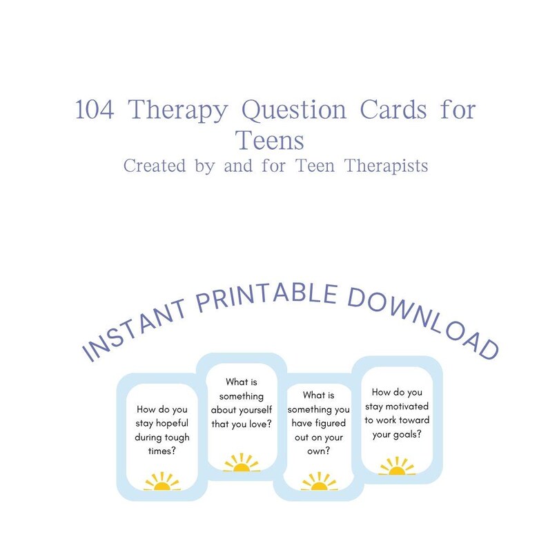 104 Strength-based Therapy Questions for Teens | Counseling Prompts ...