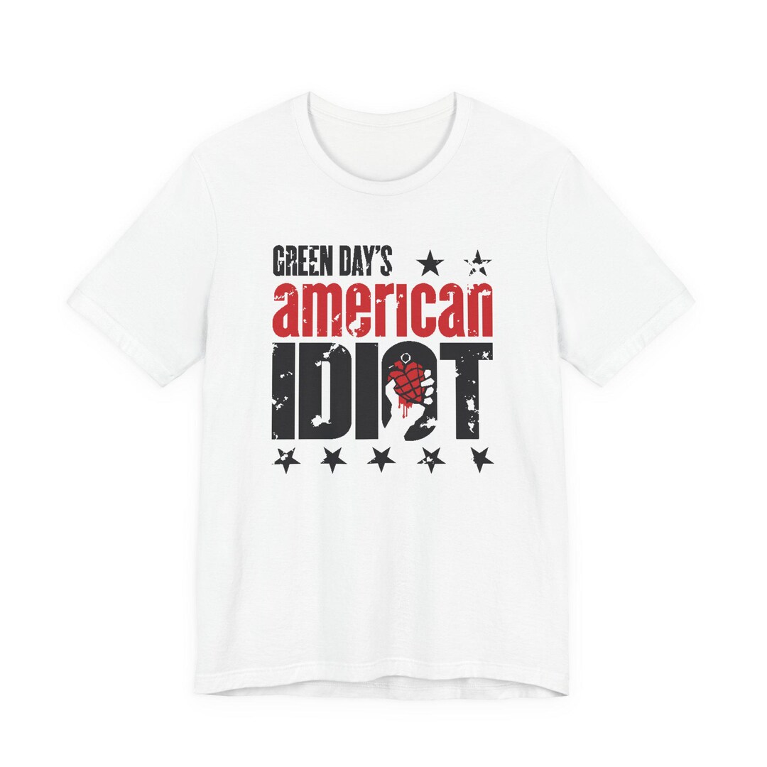 Green Day American Idiot Graphic Tee | Punk Rock Band Shirt, Distressed ...