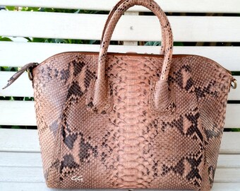 Python Skin Handbag - Etsy