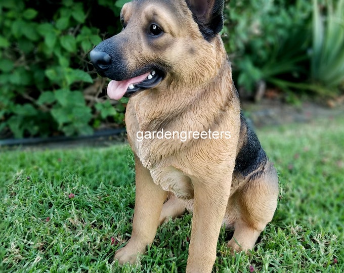 Lifesize Large German Shepherd Statue German Shepherd Figurine German ...