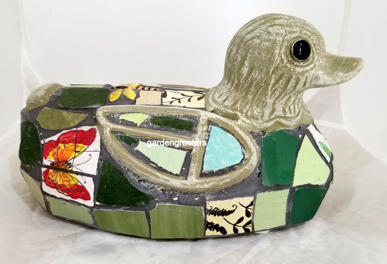 Mosaic Goose Duck Decoy Mosaic Statue Duck Goose Decoy - Etsy