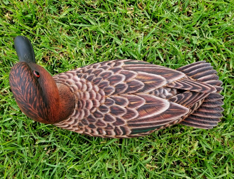 Hand Carved Wooden Goose Duck Decoy Collectible Wooden Decoy - Etsy