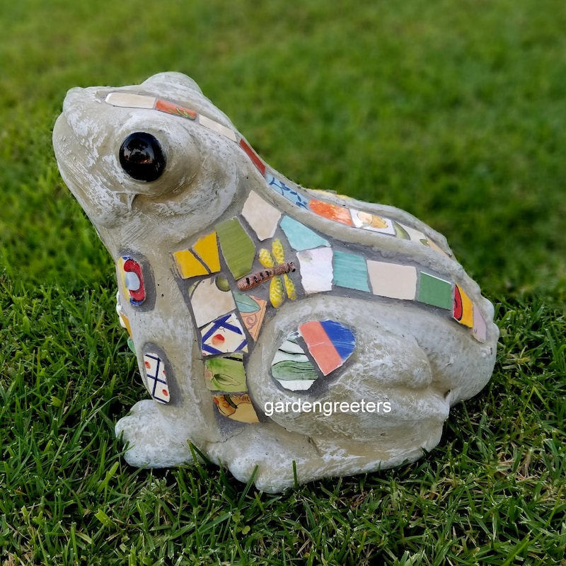 Large Garden Frog Statues - Etsy