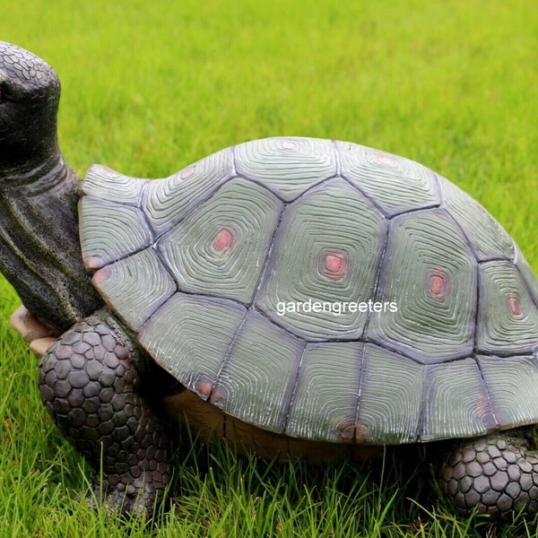 Large Garden Turtle Statue - Etsy