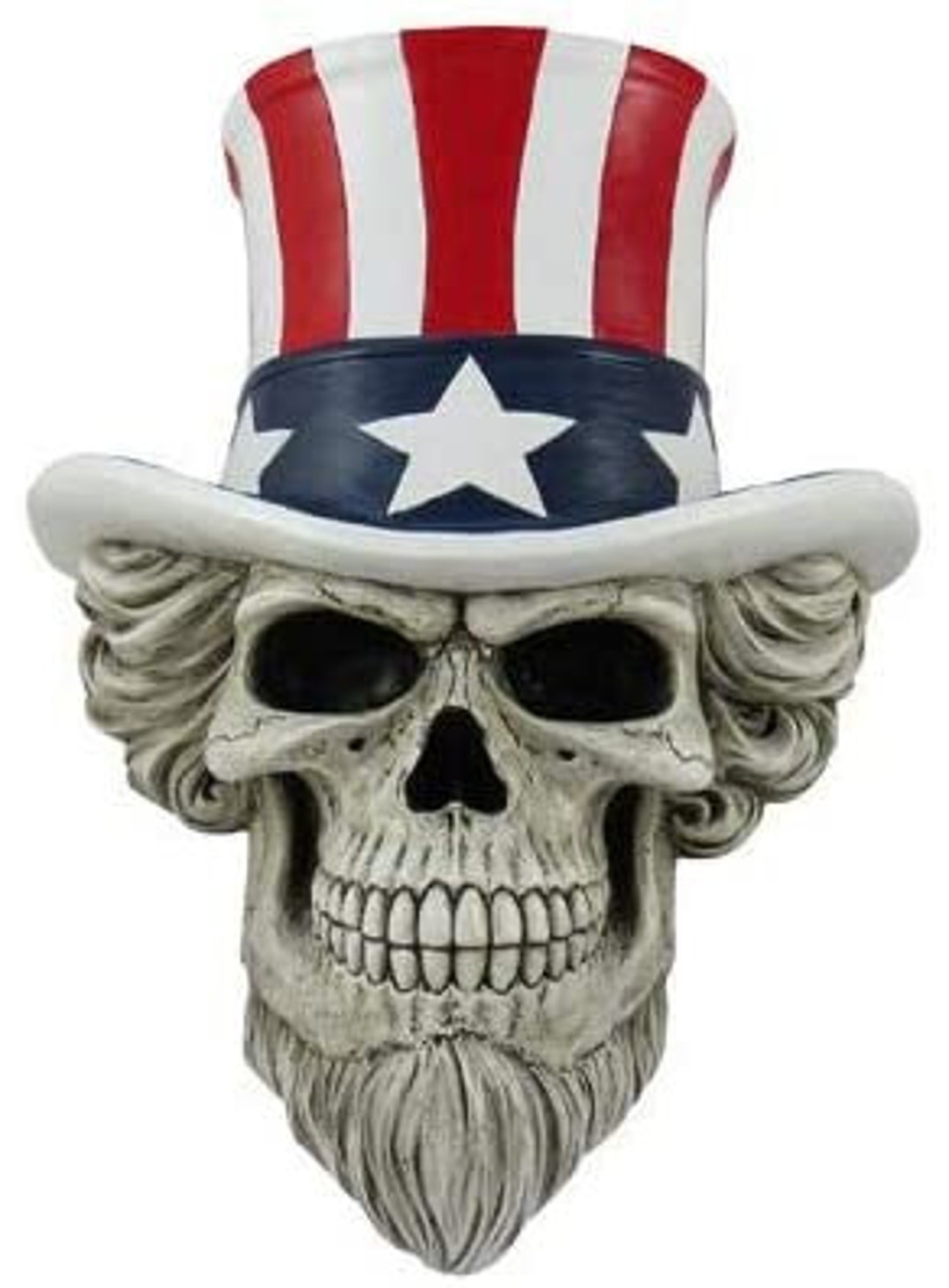 Patriotic Uncle Sam Head Wall Mount Statue Uncle Sam Head Figurine - Etsy