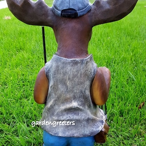 Solar Moose Garden Statue Moose Solar Lantern Figurine Moose - Etsy