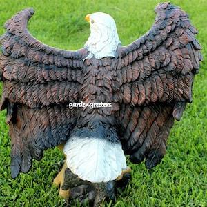 Large Solar American Bald Eagle Statue American Bald Eagle With Solar ...