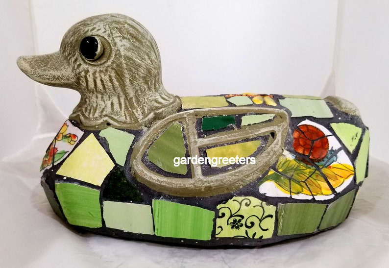 Mosaic Goose Duck Decoy Mosaic Statue Duck Goose Decoy - Etsy