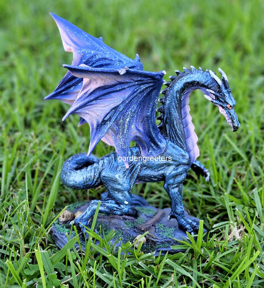 Dragon Castle Dragon Gothic Statue Dragon Figurine - Etsy