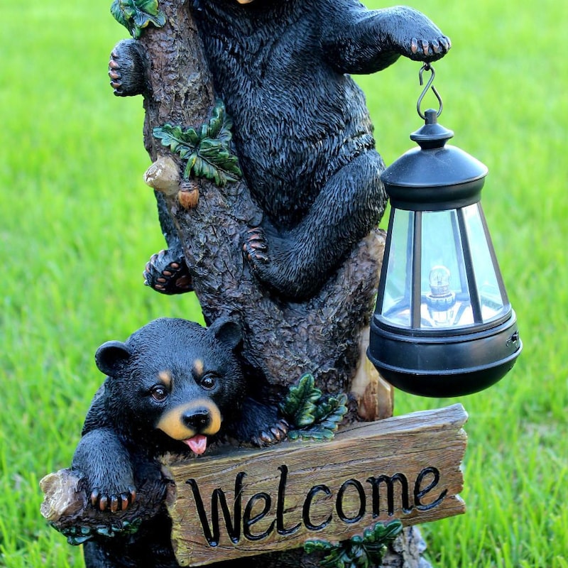 Welcome Bear Statue - Etsy