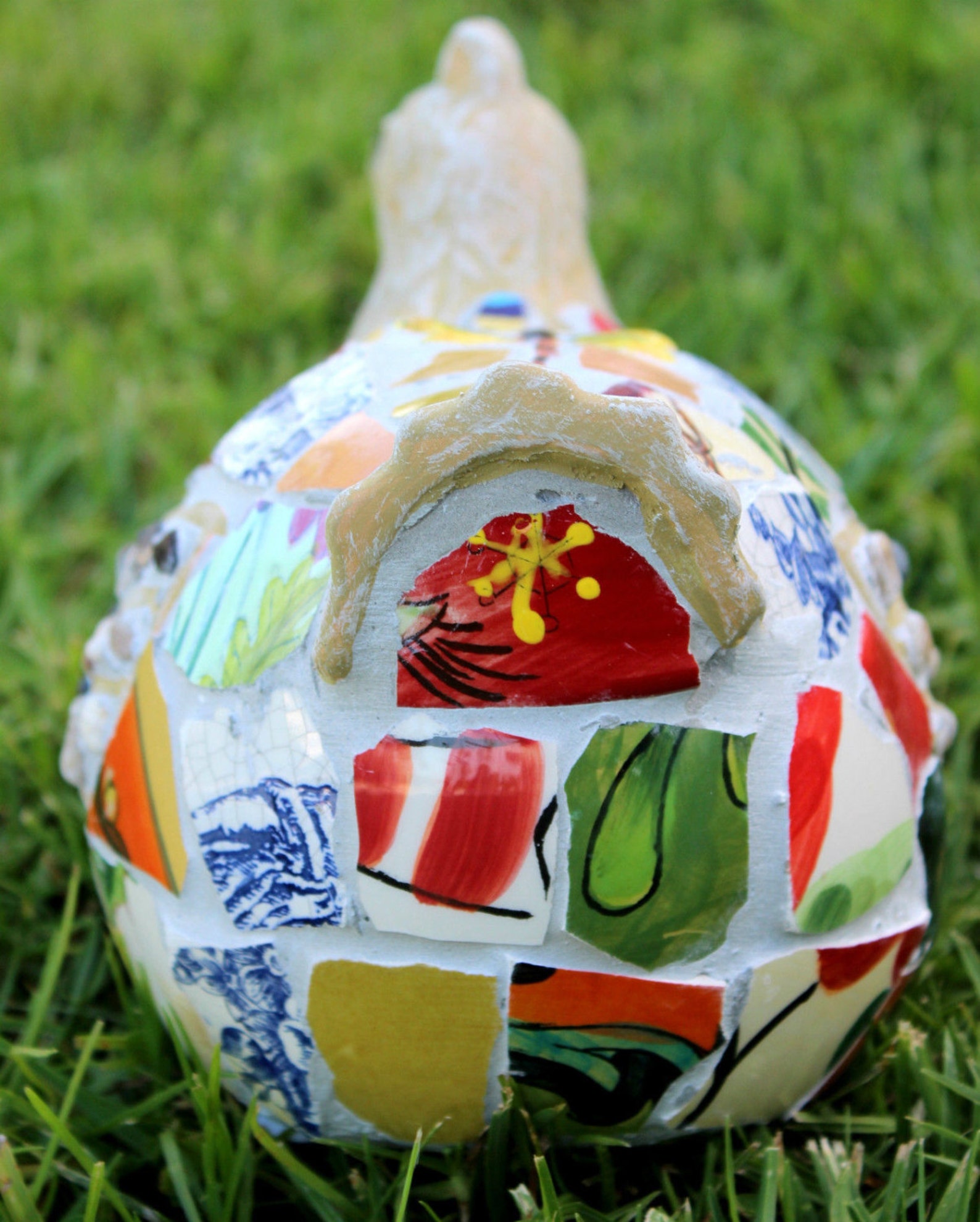 Rooster Hen Mosaic Statue Rooster Hen Mosaic - Etsy