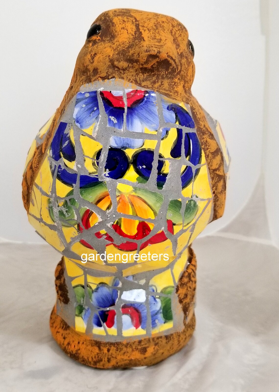 Mosaic Bird Statue Mosaic Bird Figurine-large - Etsy