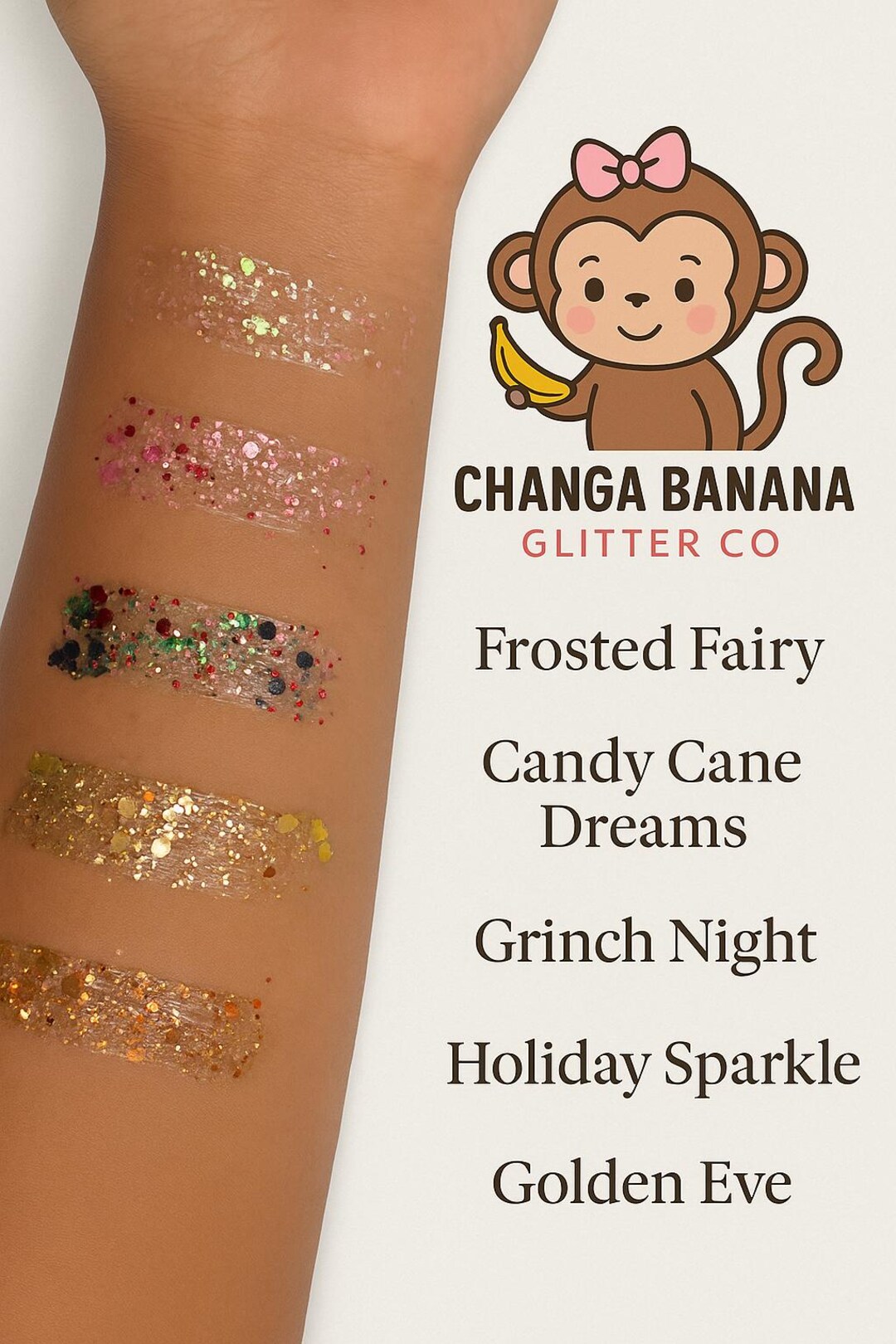 Holiday Glitter Gel – Changa Banana Glitter Co - Etsy