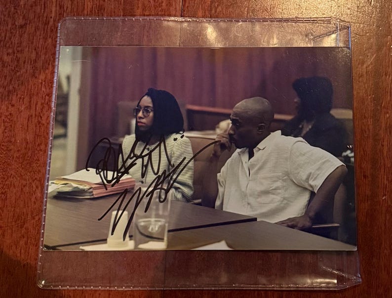 2pac Tupac Autographed Signed Photo Picture in 1994 Photo by Lisa Rose ...
