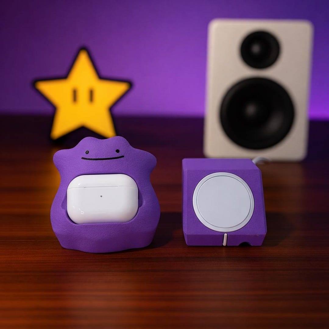 Pokemon Ditto Inspired Magsafe Charging Stand, Ditto iPhone Deck, Cute ...