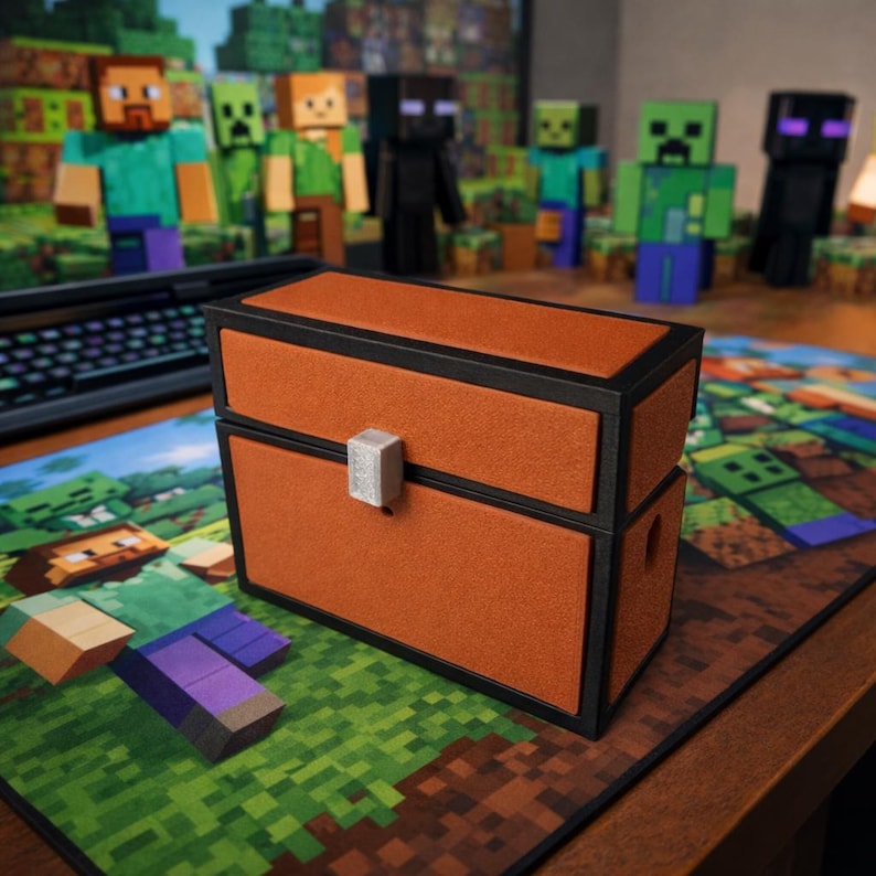 Minecraft Chest Inspired Airpods Pro Case, Minecraft Themed Accessories ...