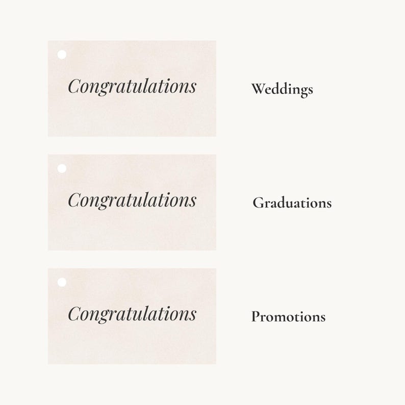 Congratulations Gift Tags Printable | Minimalist Wedding Graduation ...