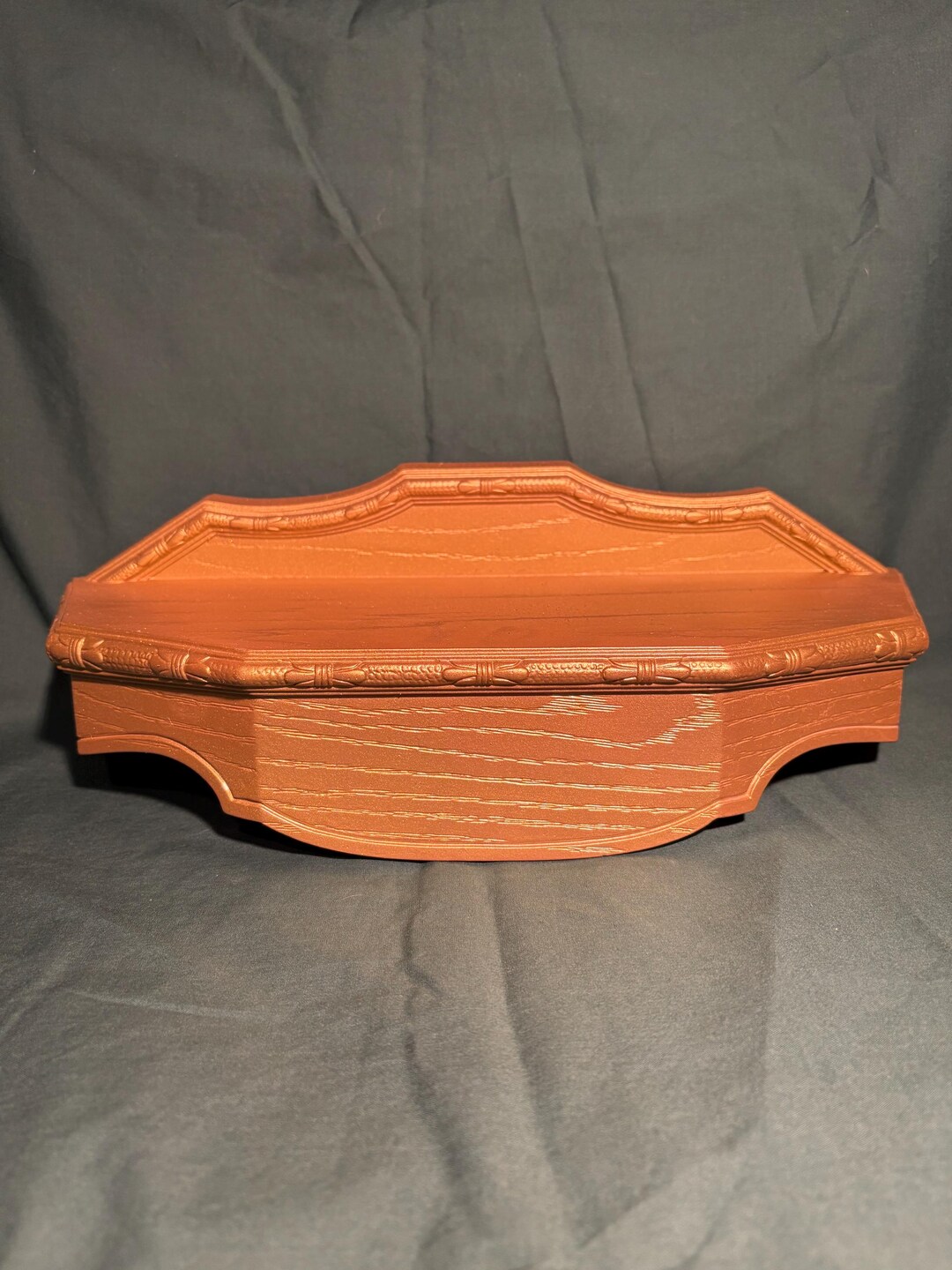 Vintage Molded Plastic Gold Shelf Burwood Products - Etsy