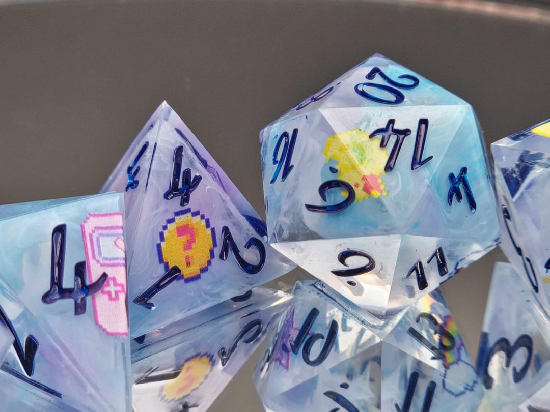 Dnd Dice: 8 Bit Gaming - Etsy