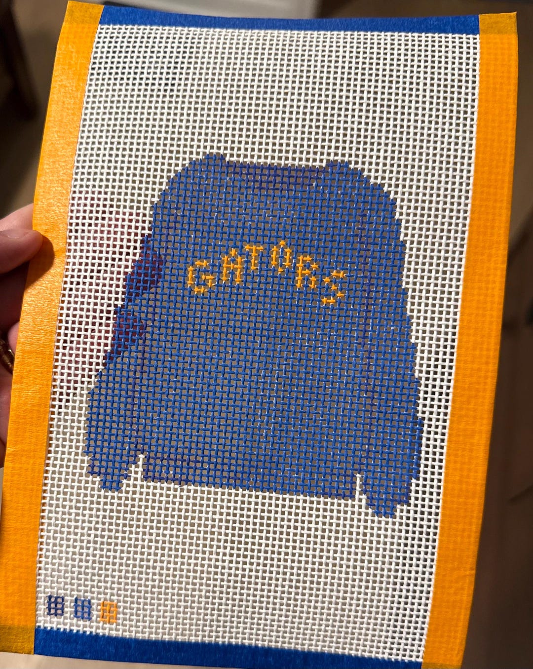 GATORS NEEDLEPOINT CANVAS (12 Ct Mesh & Handpainted) - Etsy
