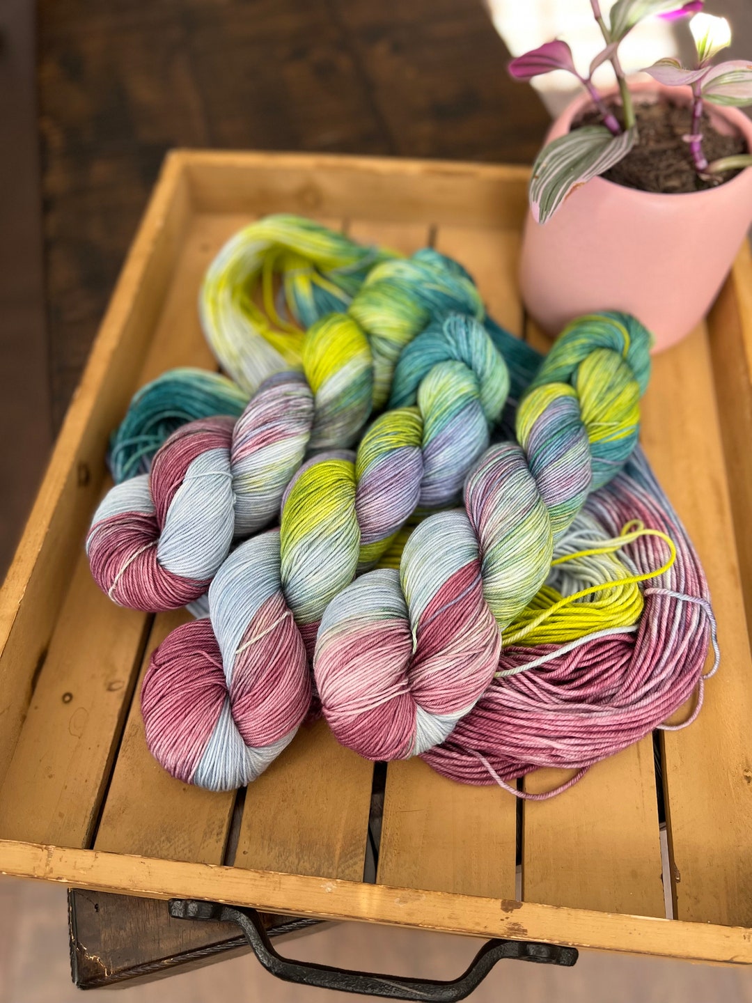 Hand Dyed Yarn, Encanto Inspired Yarn, You're a Bad Influence - Etsy
