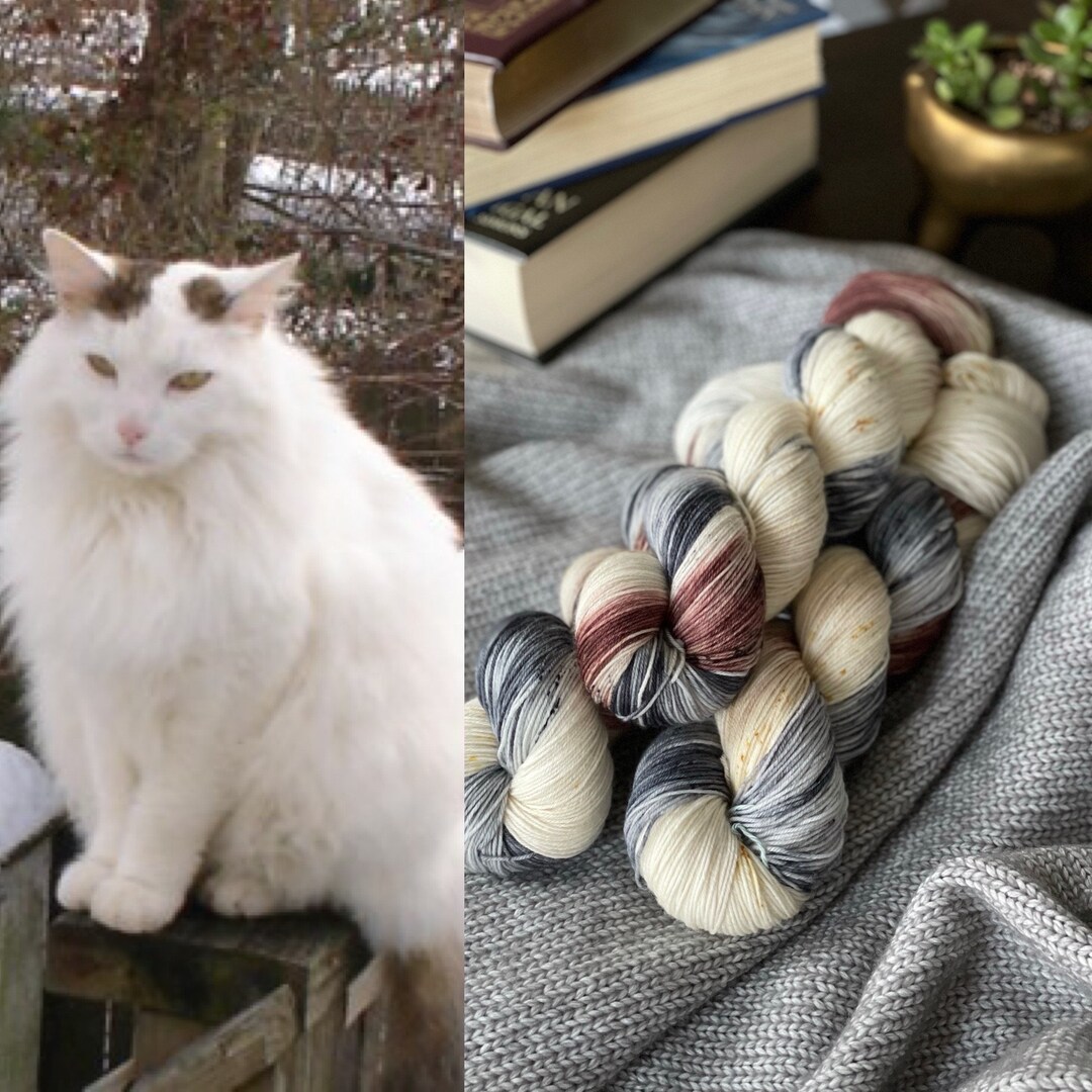 Superwash Merino Yarn, Brown and Grey Variegated Yarn, Fred - Etsy