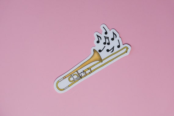 Trombone Stickers Trombone Stickers Etsy UK