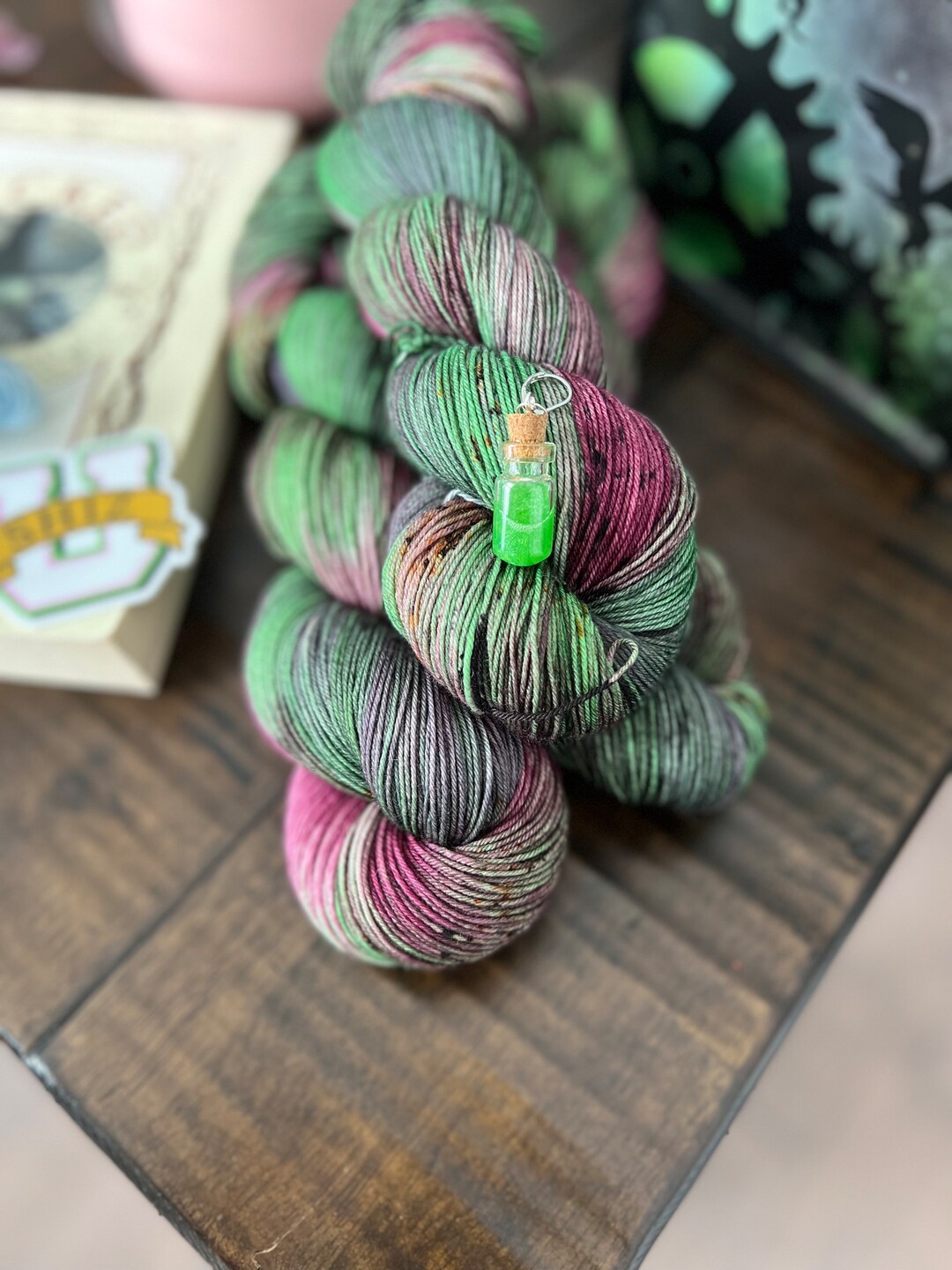 Wicked Green Elixir Stitch Marker - Etsy