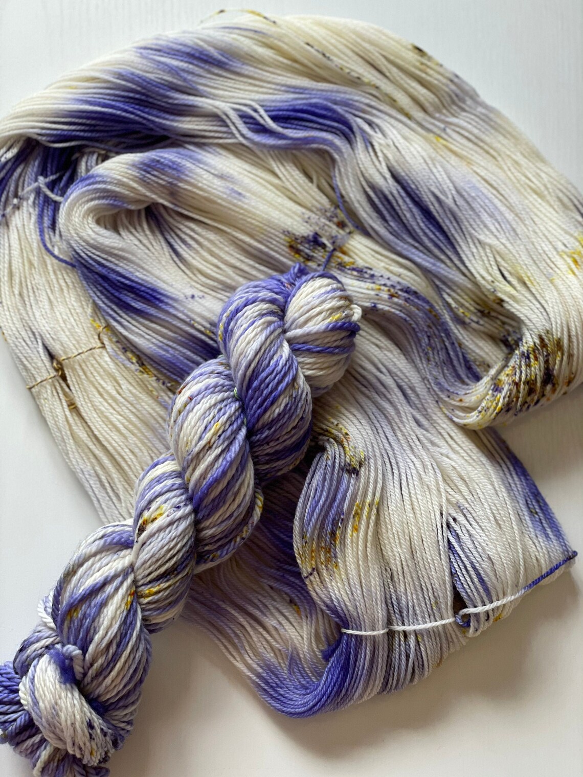 Superwash Merino Yarn Hand Dyed Purple Ombre Yarn King | Etsy