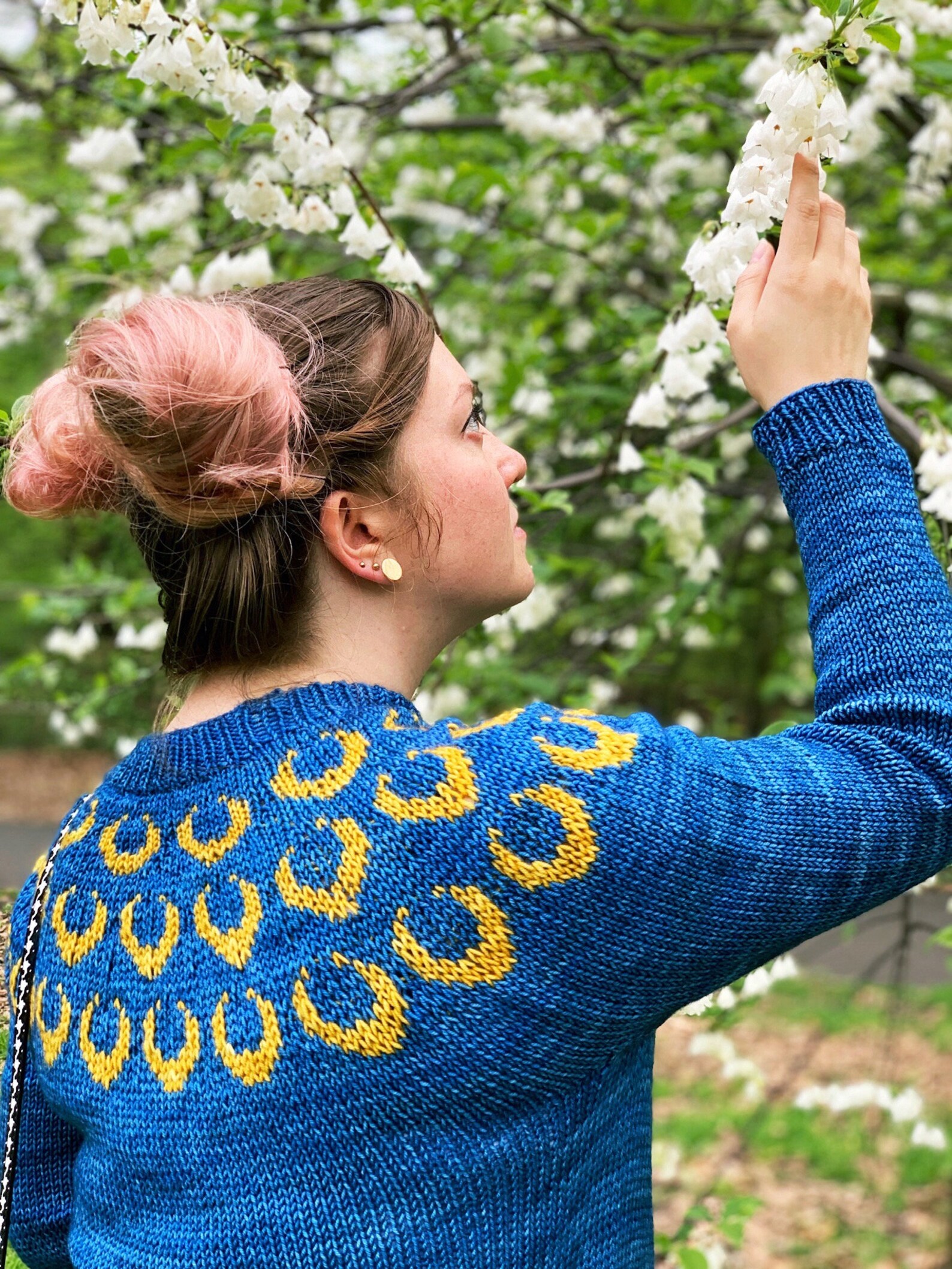 Womens Crescent Moon Knit Sweater Pattern PDF Pattern - Etsy
