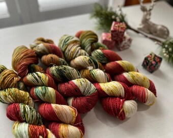 Red and Green Yarn | Etsy