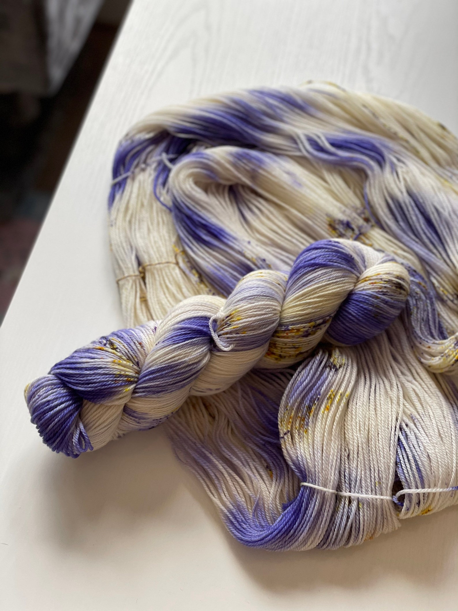 Superwash Merino Yarn Hand Dyed Purple Ombre Yarn King | Etsy