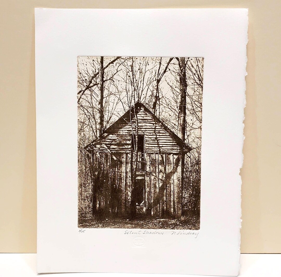 Original Etching Titled "'silent Shadows", Artist Signed. - Etsy