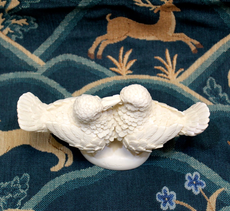 A. Santini Sculptor, Love Birds, Doves, Made in Italy - Etsy