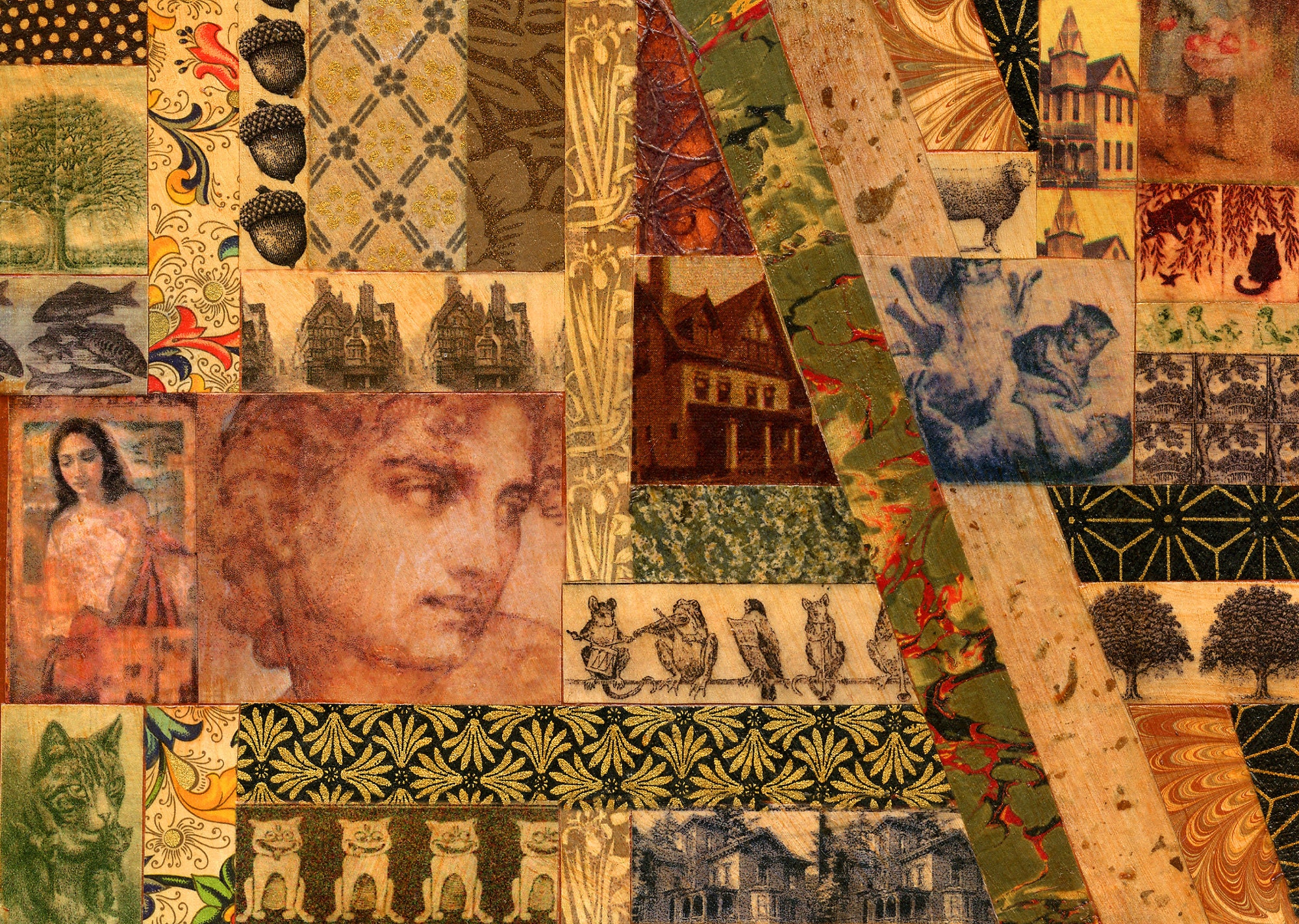 One Bag Approx 400-500 Collage, Decoupage, Paper Strips Ready for ...