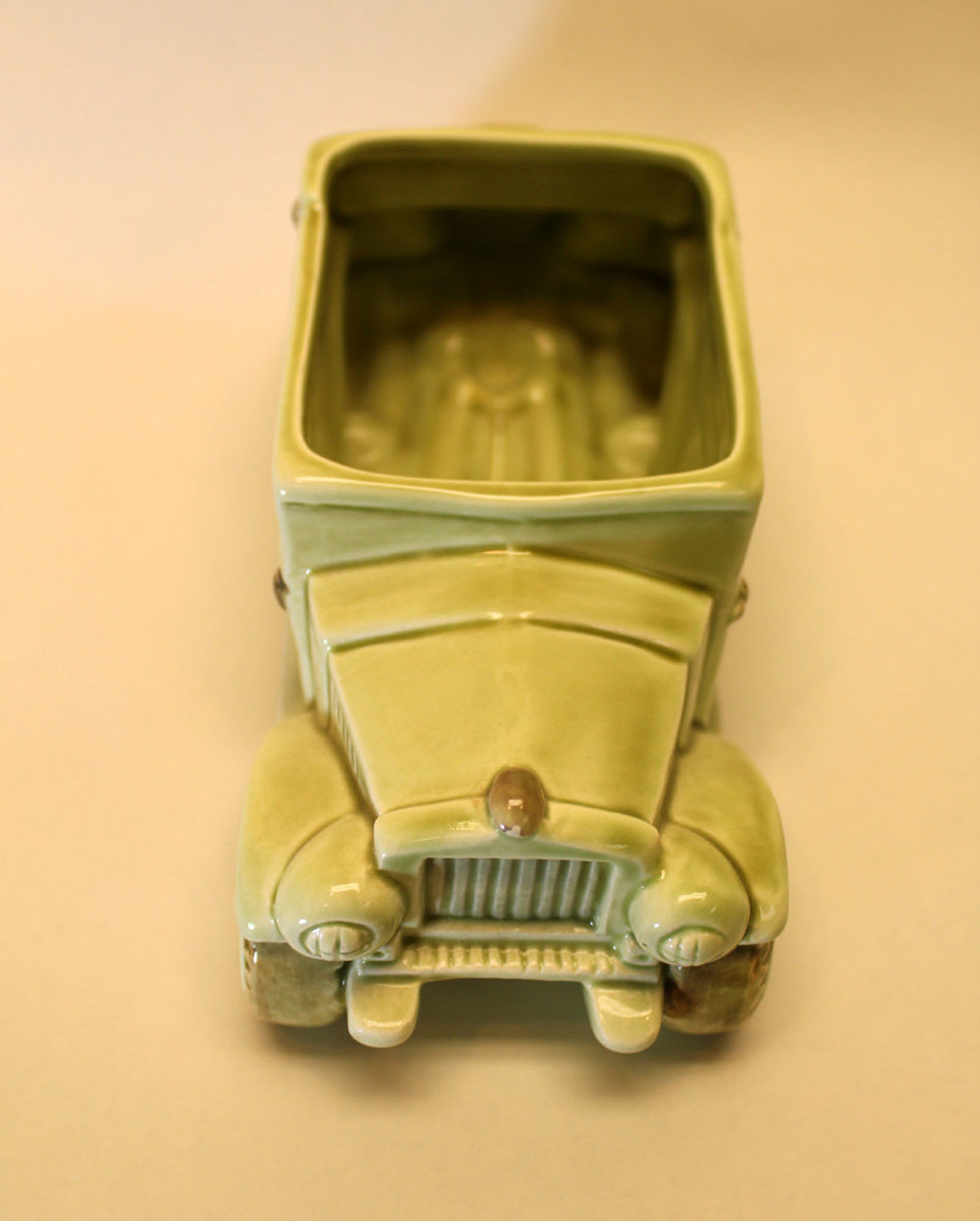 Vintage Relpo, Ceramic, Antique Car Planter, 7 Inches, Green - Etsy