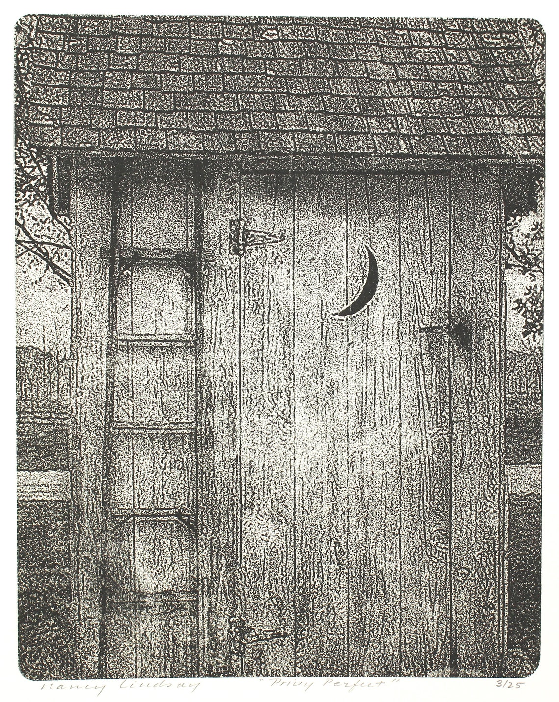 Original Etching Titled privy Perfect Signed by - Etsy