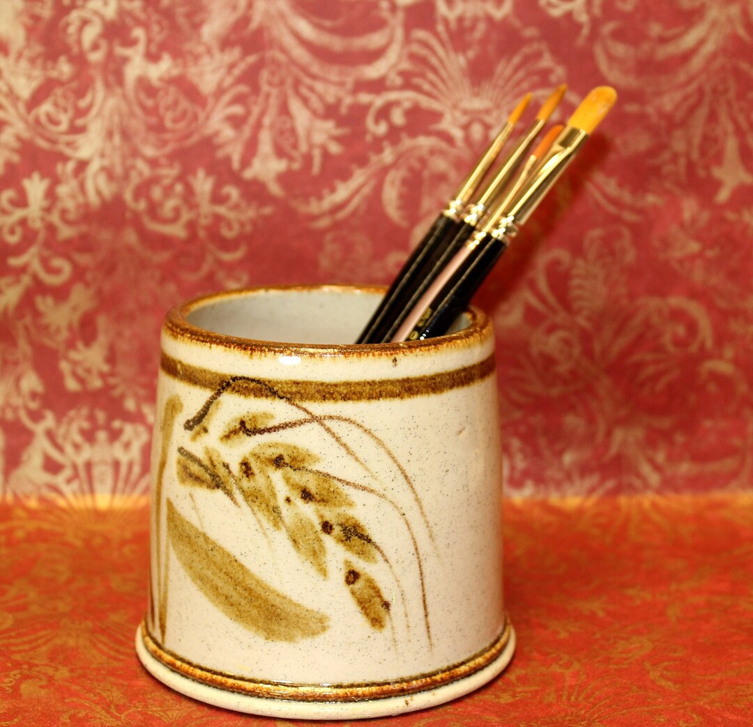 Stoneware Pencil Holder, Planter, Polly Pottery, Boulder - Etsy