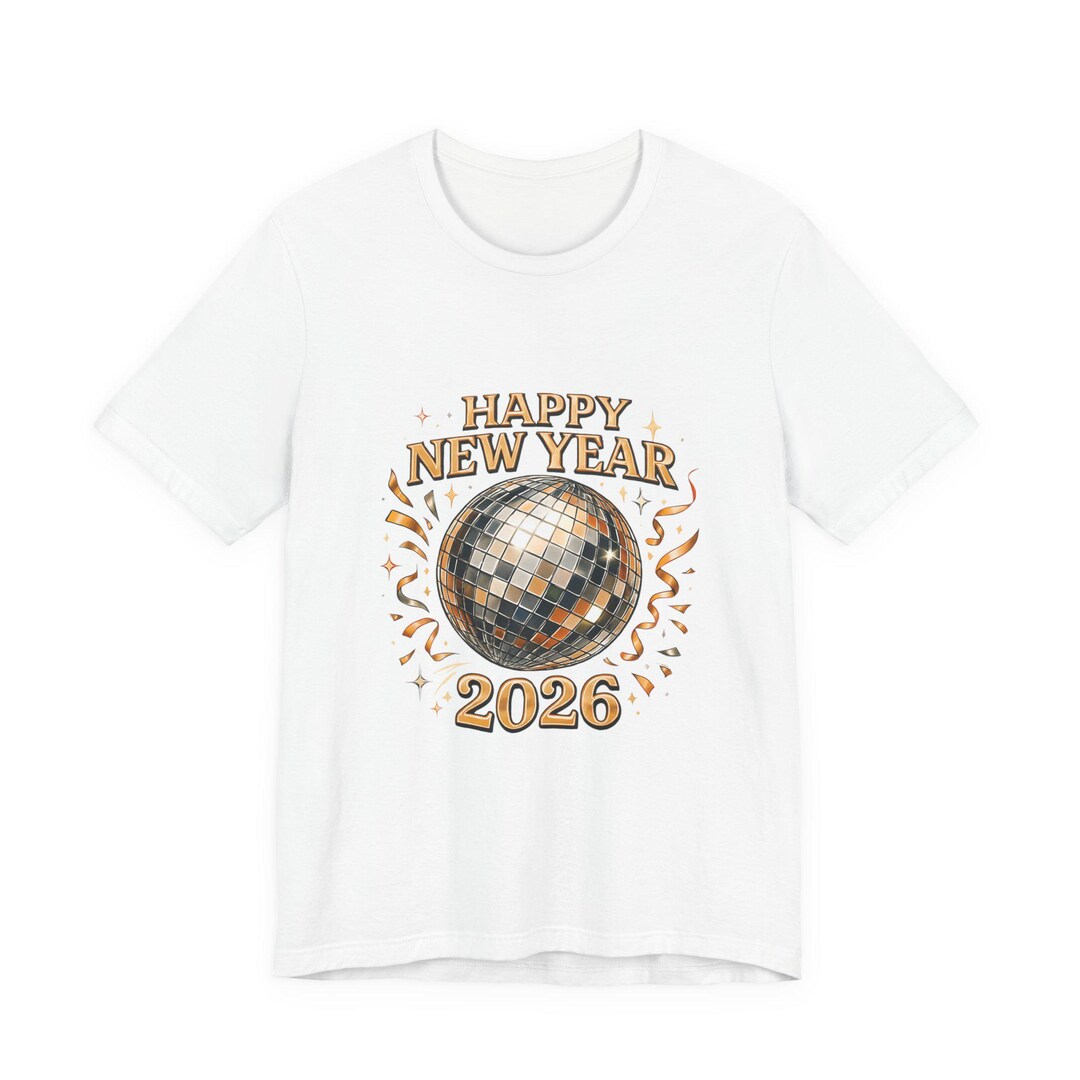 Happy New Year 2026 Disco Ball T-shirt | New Year Tee - Etsy