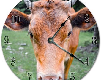 Cow clock | Etsy