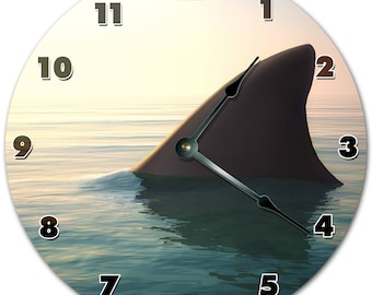 Shark clock | Etsy