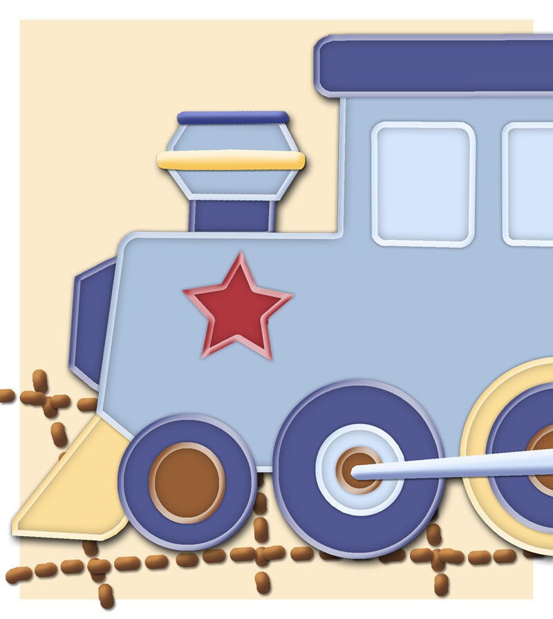 CHOO CHOO TRAIN Baby Announcement Set of 8 With Envelopes | Etsy