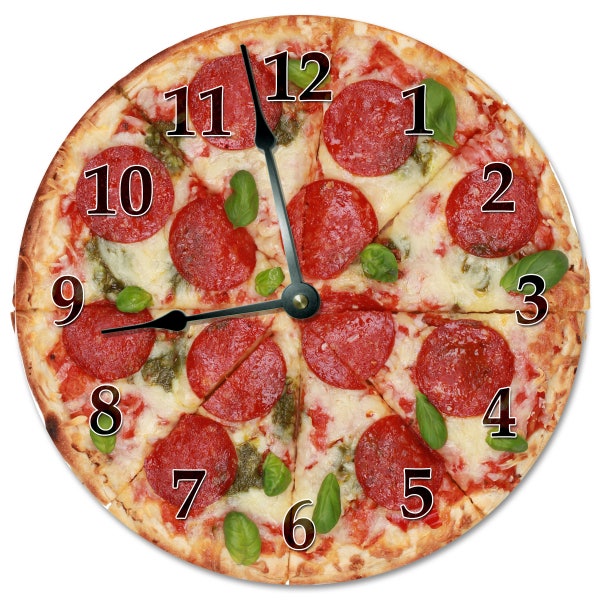 Pizza Clock - Etsy