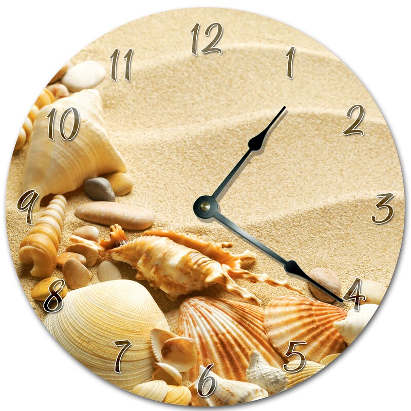 Seashell Clock - Etsy