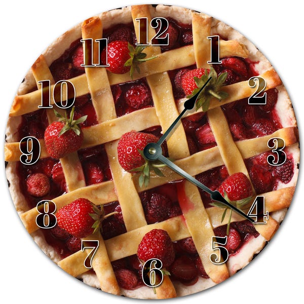 Pie Wall Clock - Etsy