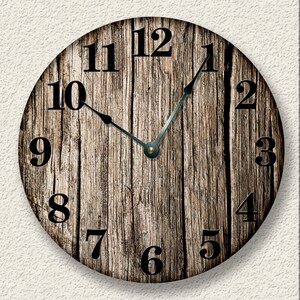 House Warming Gift Living Room Clock Room Wall Home Decor OLD BARN ...