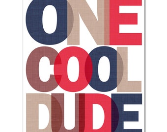 One Cool Dude - Etsy