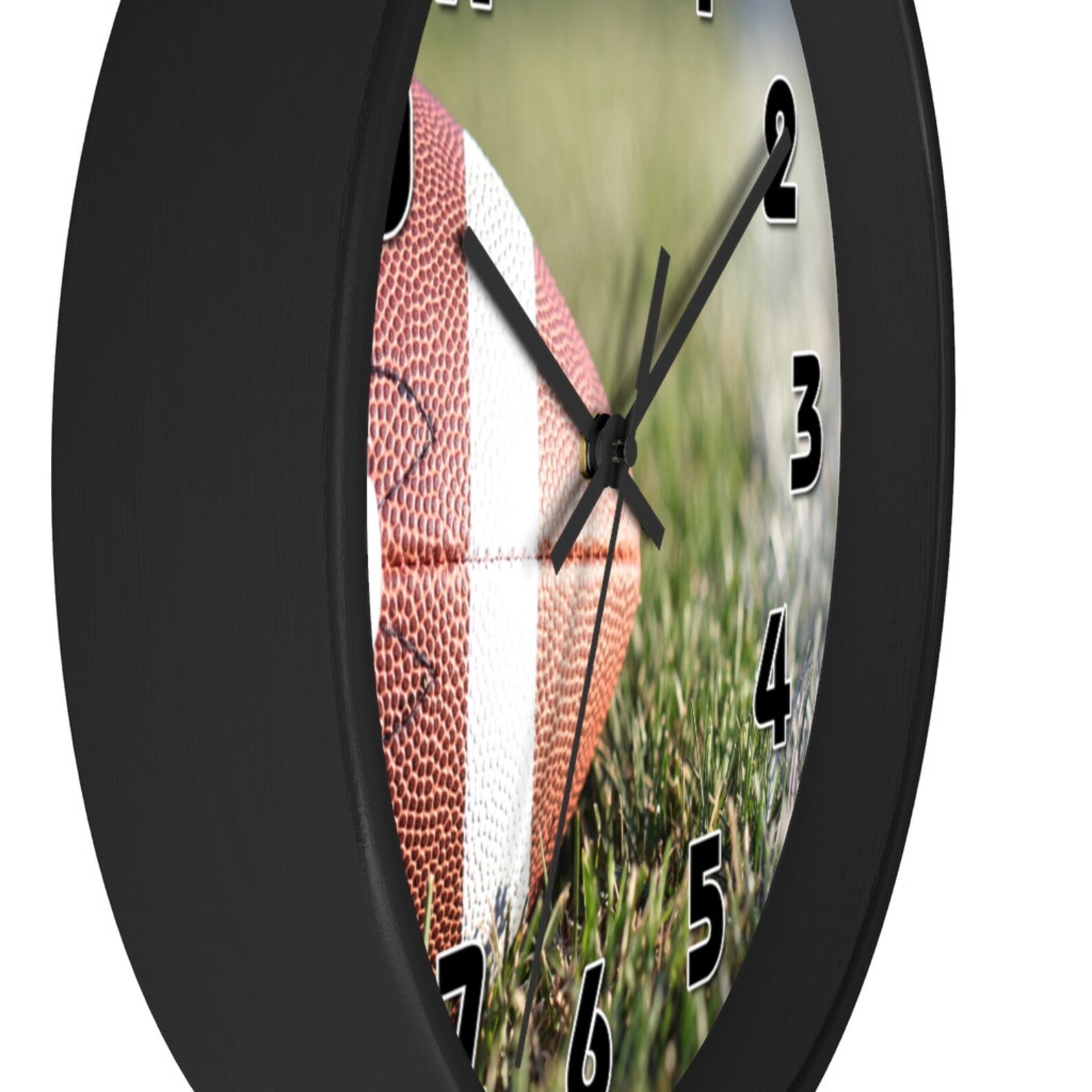 10 Silent Wall Clocks FOOTBALL WALL CLOCK Personalized | Etsy